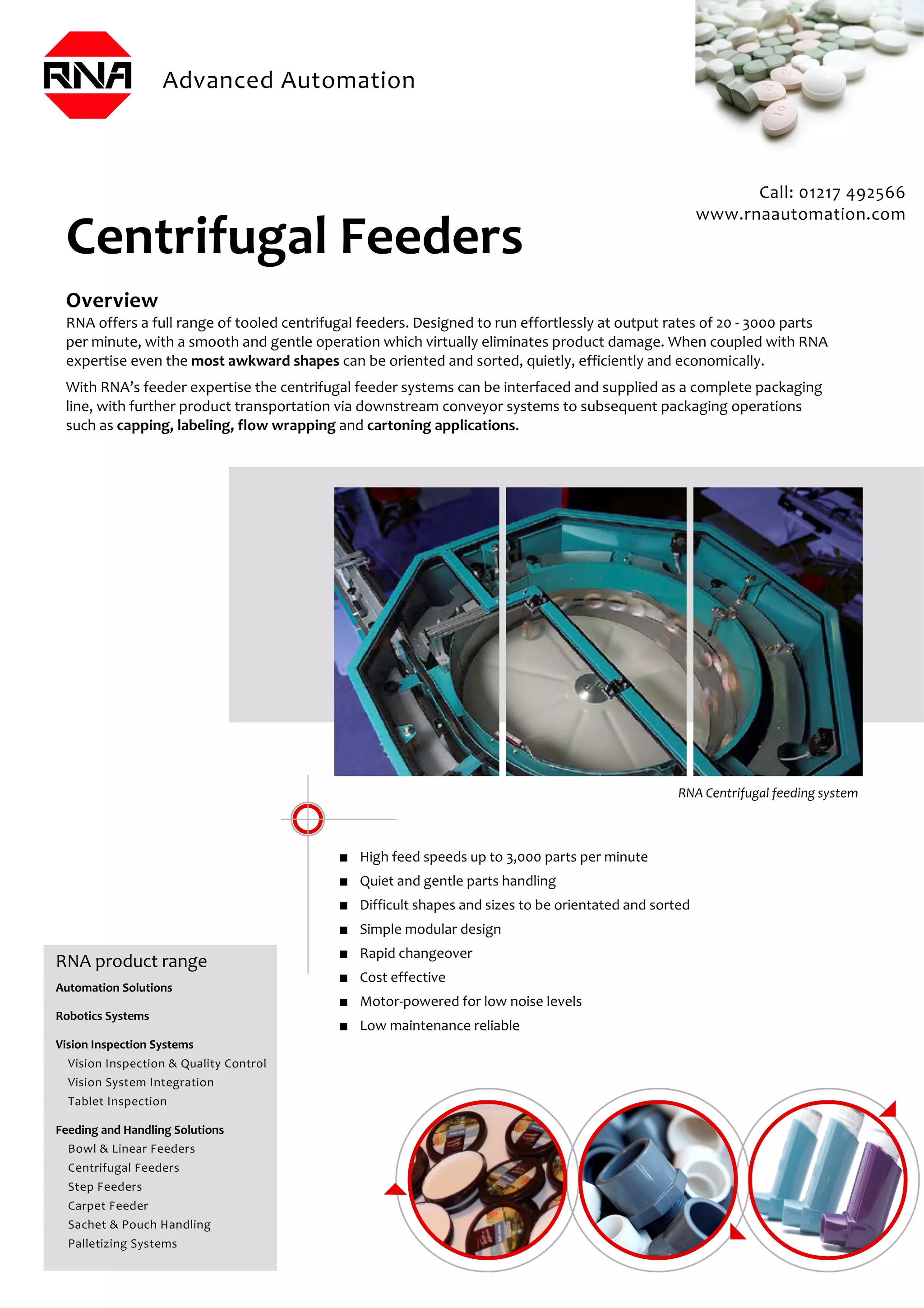 Centrifugal feeder | PDF