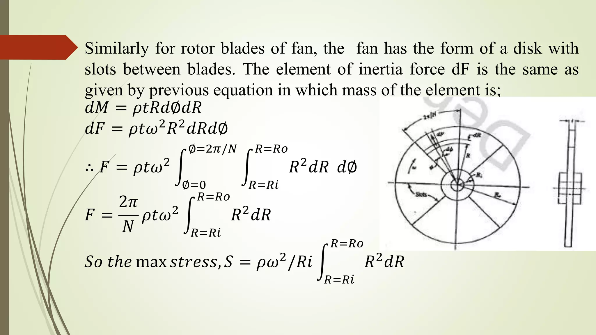 Centrifugal force, inertia force and inertia torque | PPTX