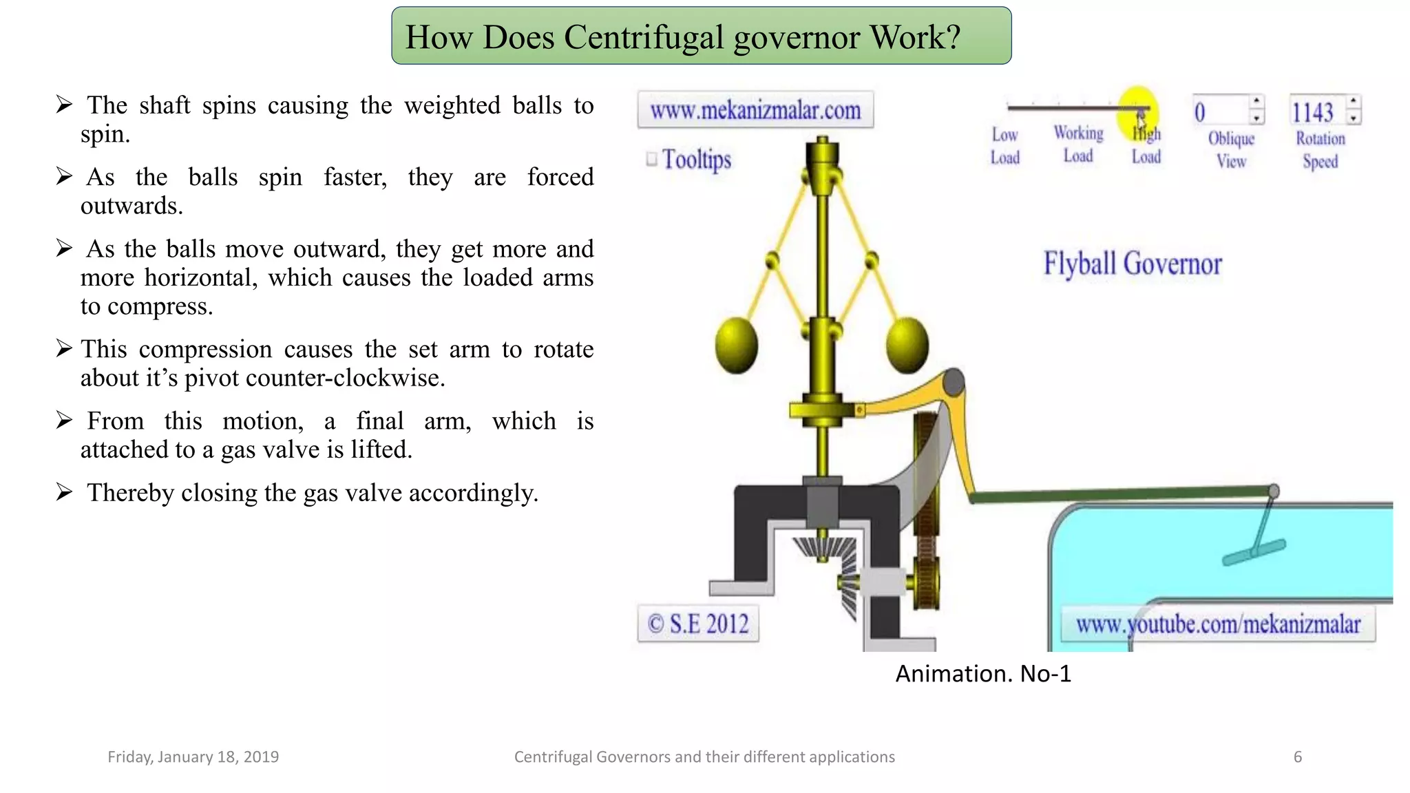Centrifugal governor | PDF
