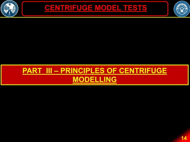 Centrifugal Model Testsupdated New Presentation Ppt