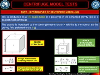 Centrifugal Model Tests(Updated) new presentation | PPT