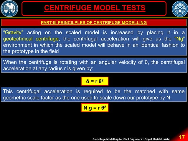 Centrifugal Model Testsupdated New Presentation Ppt