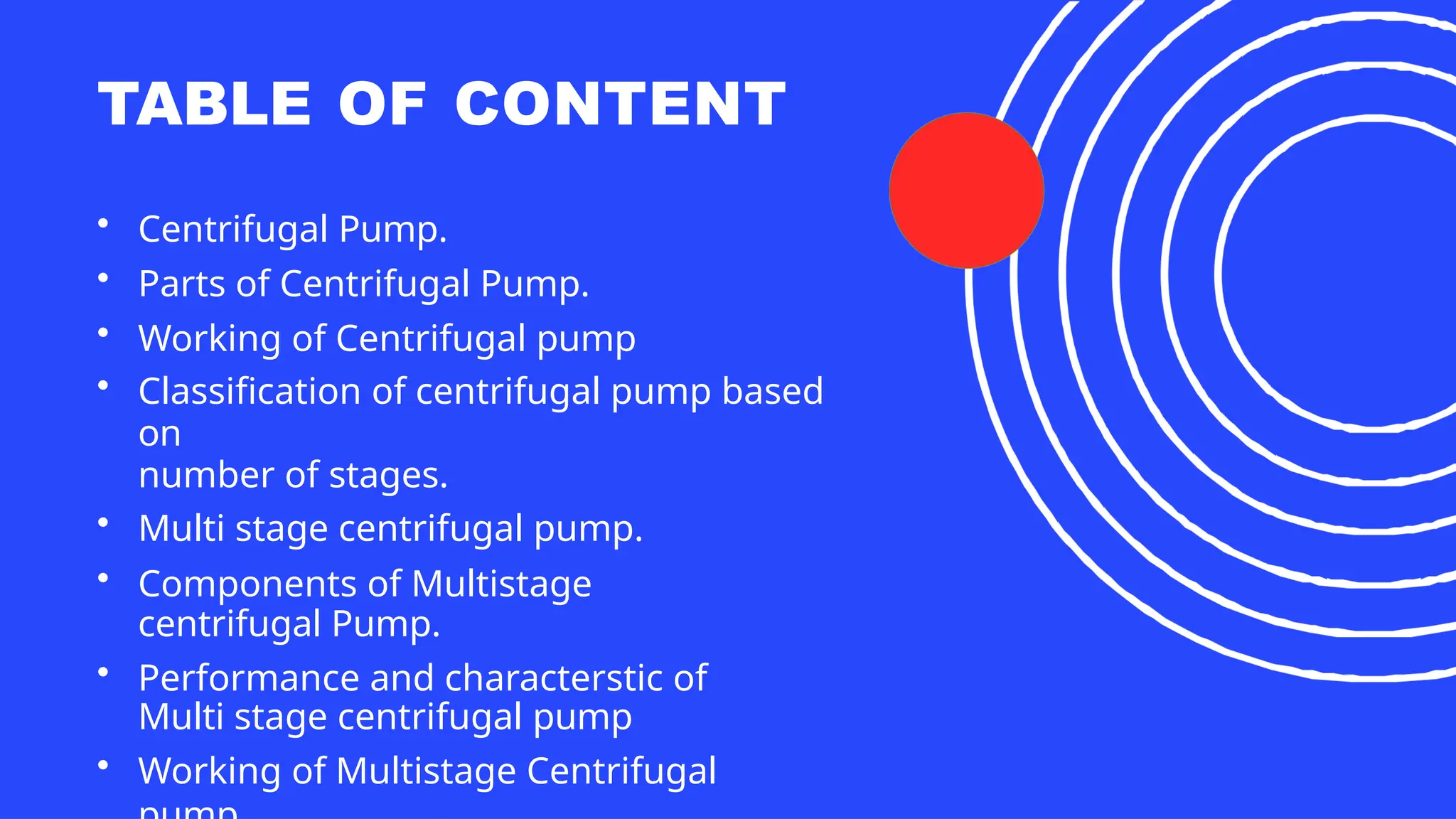 Centrifugal pump presentation for engineering | PPT