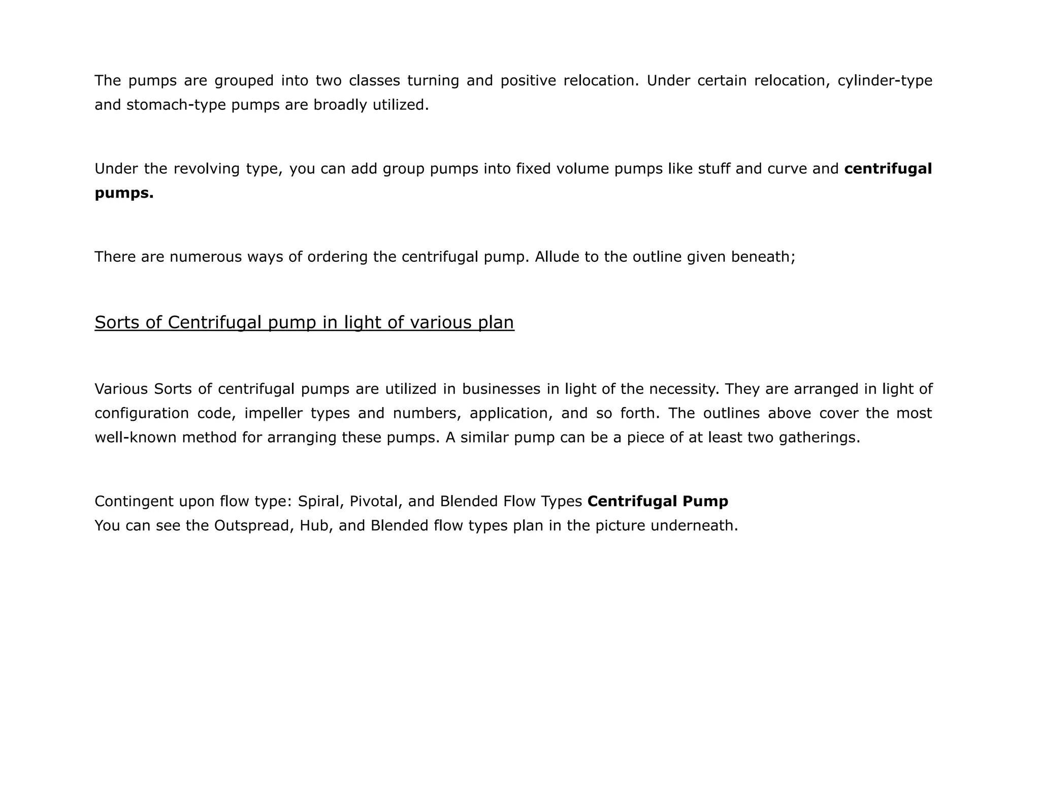 Centrifugal Pump — A Complete Guide to Its Types and Workings | PDF