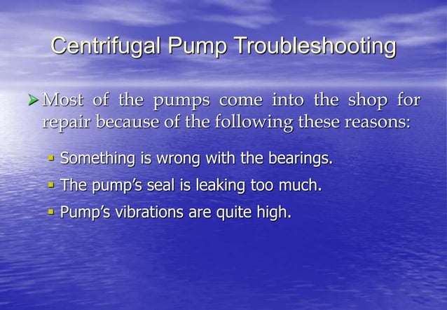 Centrifugal Pump Maintenance and Overhauling.ppt