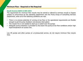 Centrifugal Pump Minimum Flow concept and calculations | PDF