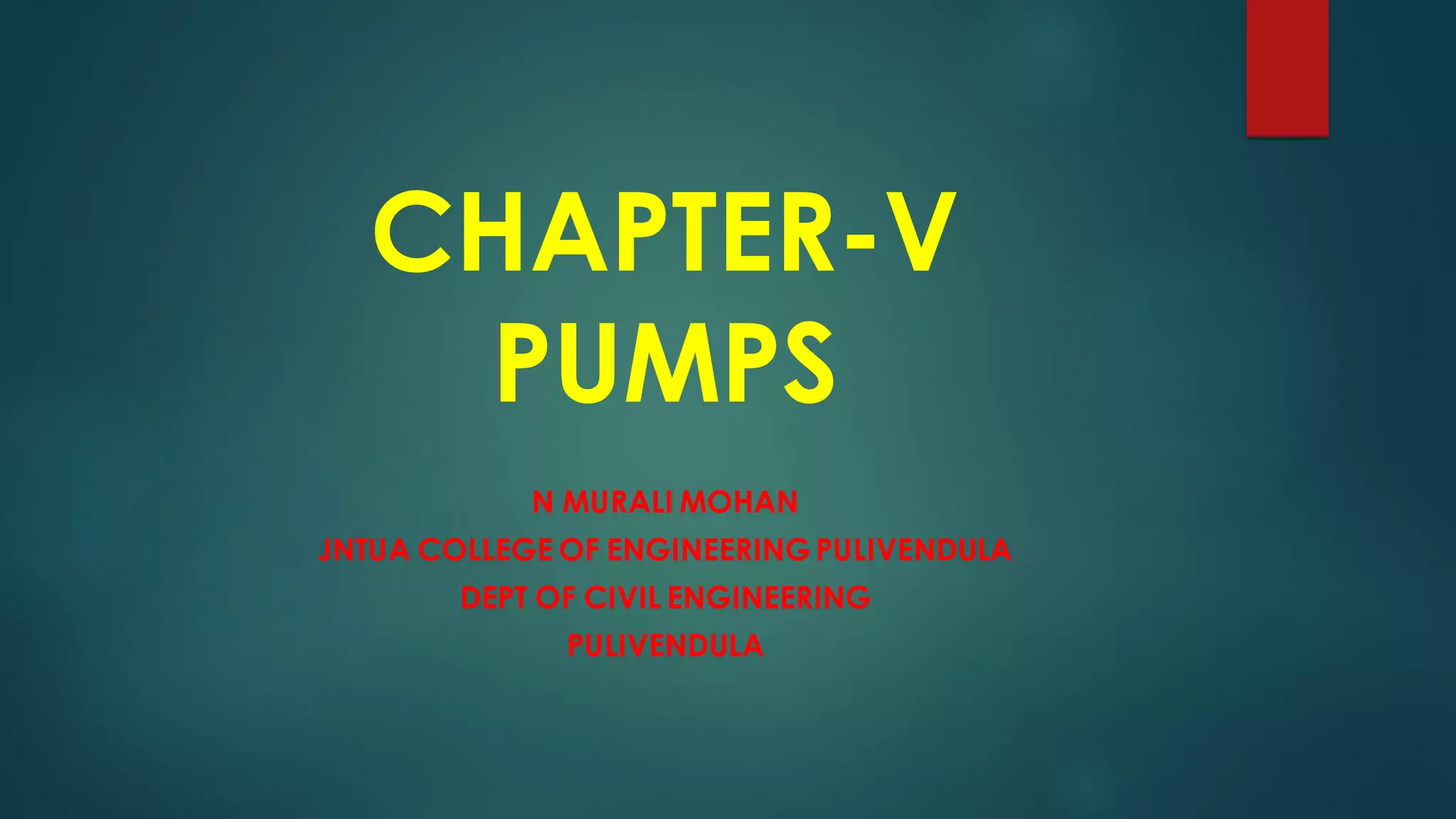 Centrifugal pumps | PPT