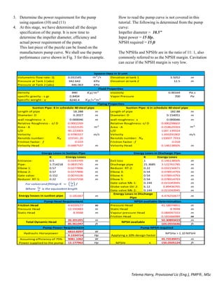 Centrifugal pump sizing tutorial | PDF