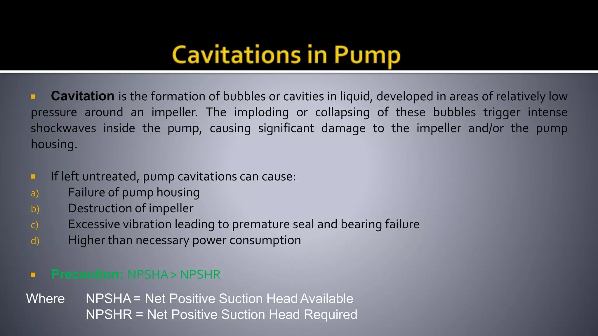Centrifugal pumps pump installation details – classification | PPTX