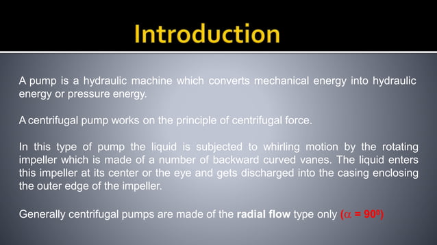 Centrifugal pumps pump installation details – classification | PPTX | Physics | Science