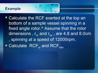 Centrifugation | PPT