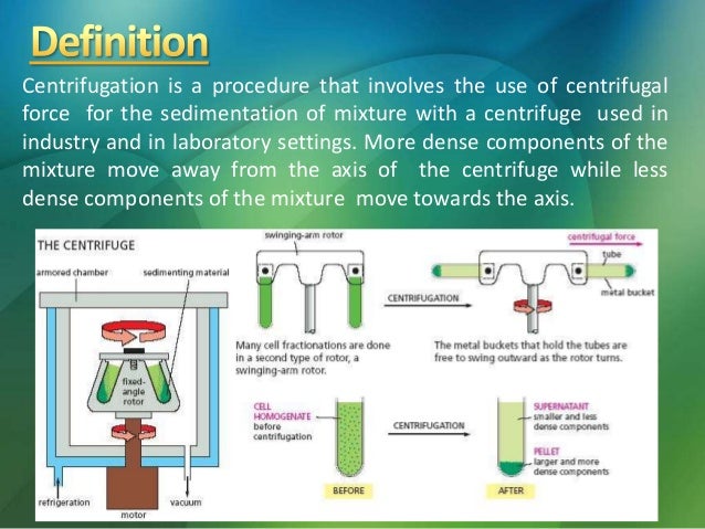 Centrifugation