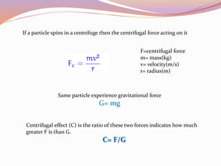 Centrifugation | PPT