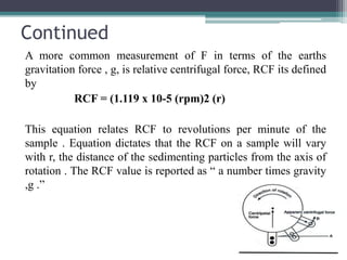 Centrifugation | PPTX