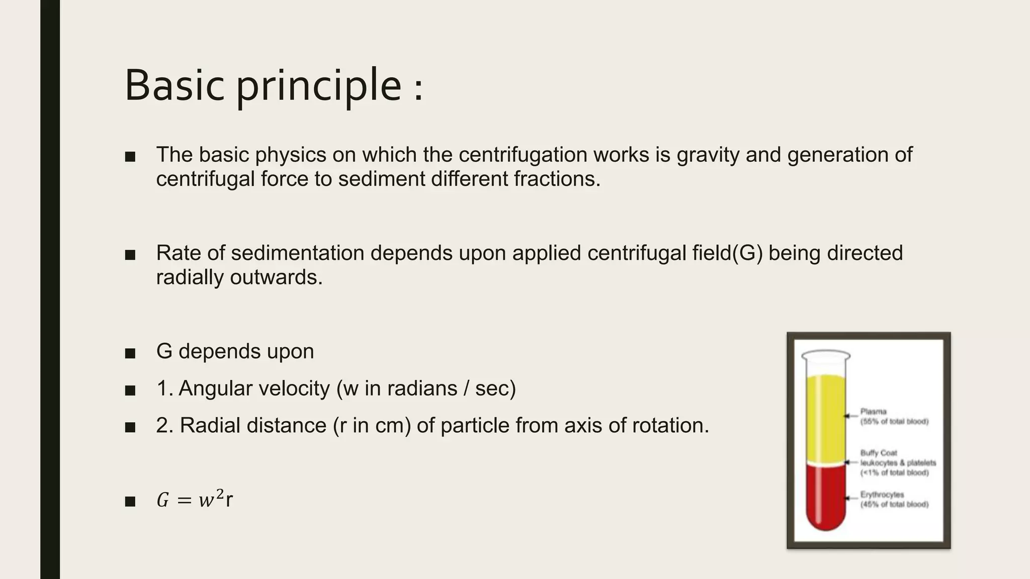 Centrifugation | PPTX | Chemistry | Science