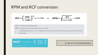 Centrifugation | PPTX