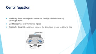 Centrifugation | PPTX