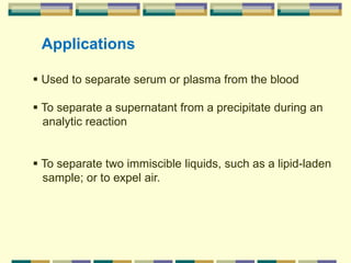 Centrifugation | PPTX