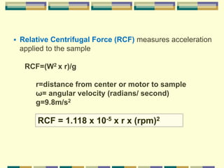 Centrifugation | PPT