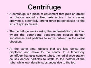Pharmaceutical Engineering: Centrifugation | PDF