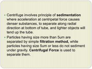 Centrifugation Introduction. | PPT