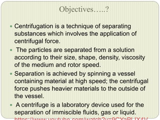 Centrifugation Introduction. | PPT