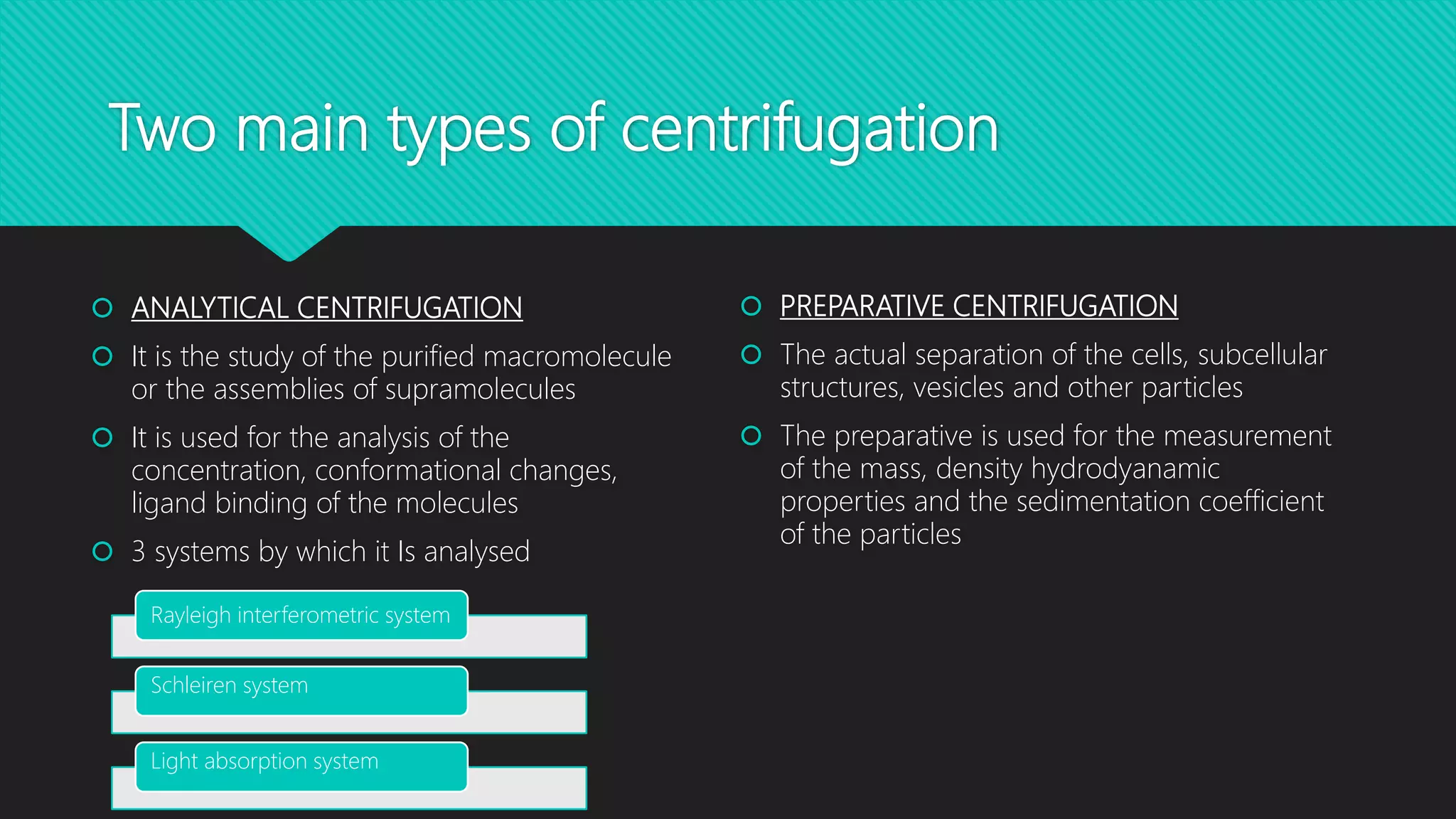 Centrifugation and types of rotors | PPTX
