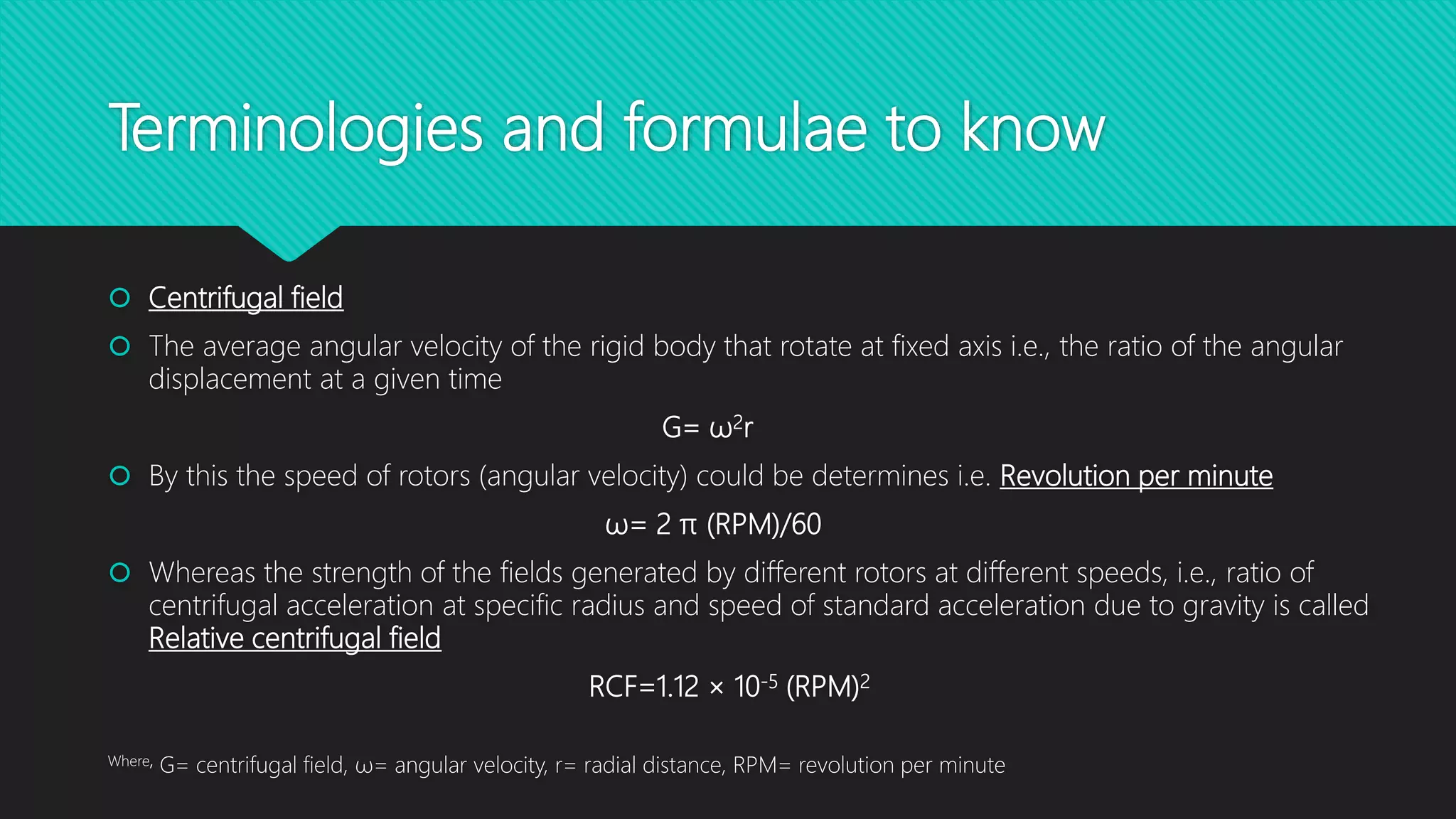 Centrifugation and types of rotors | PPTX