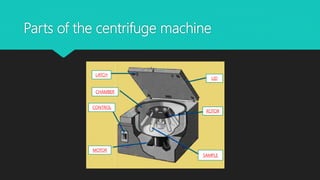 Centrifugation and types of rotors | PPTX
