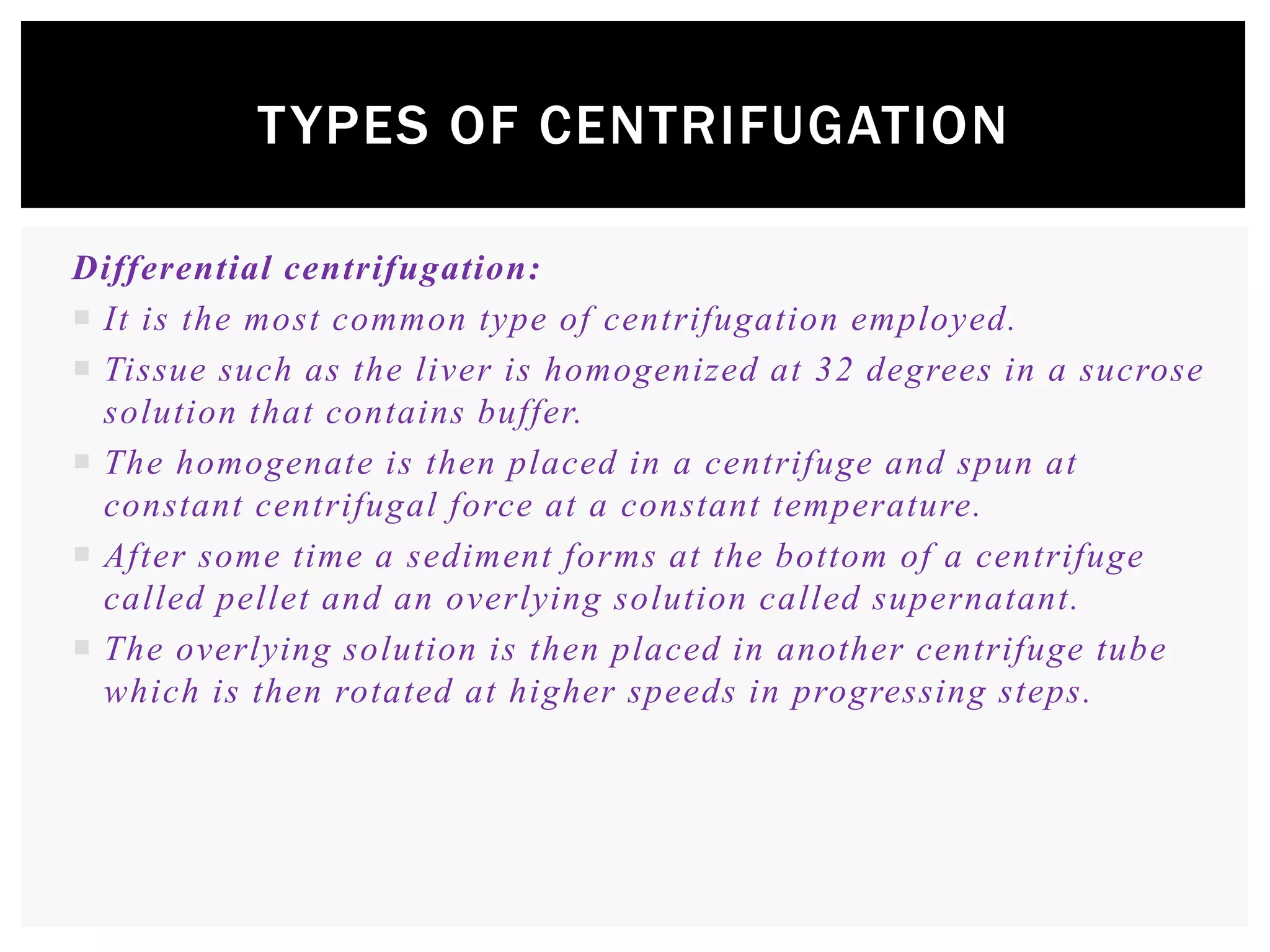 Centrifugation | PPTX