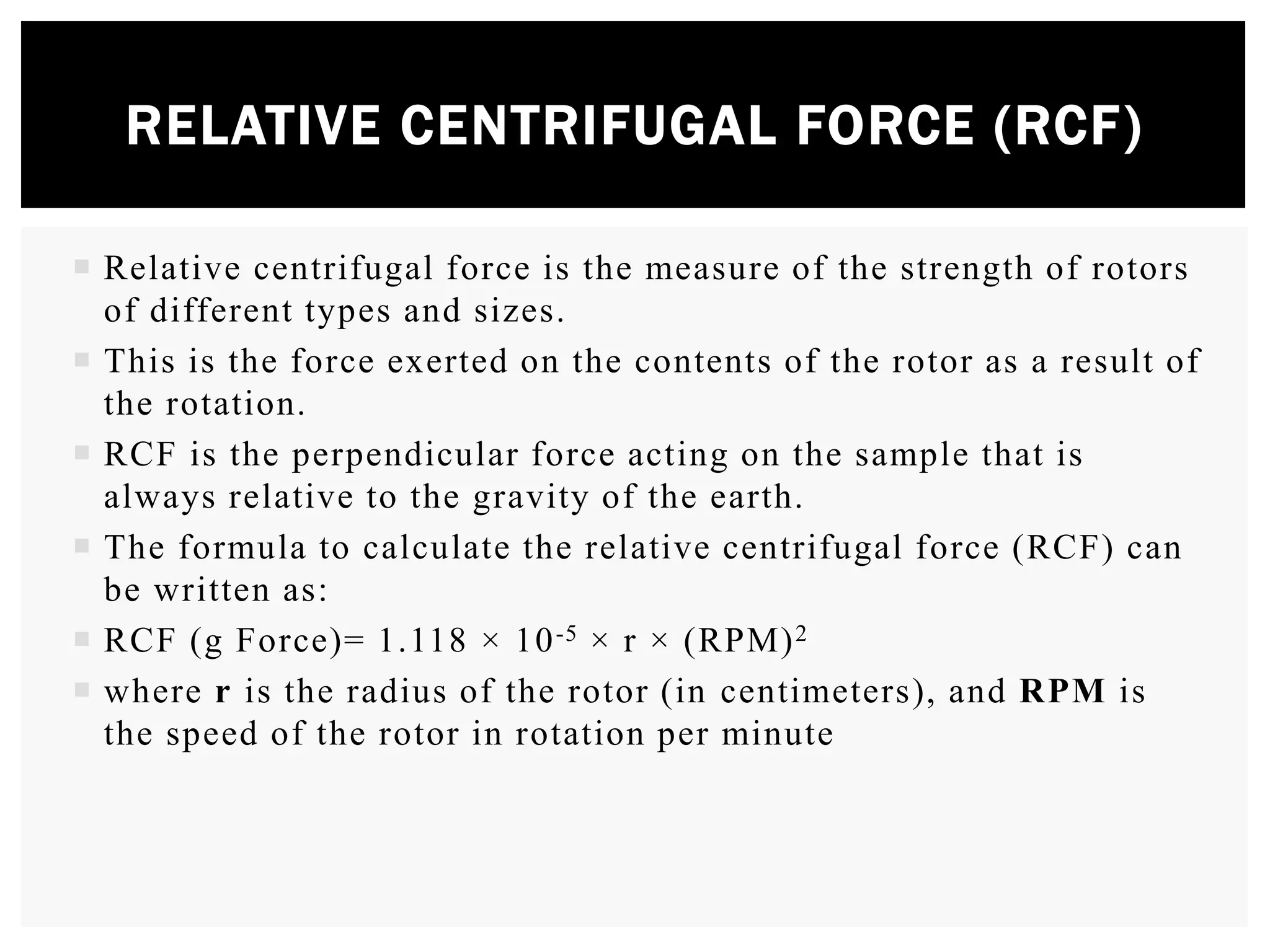Centrifugation | PPTX | Chemistry | Science