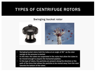 Centrifugation | PPTX | Chemistry | Science