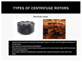Centrifugation | PPTX | Chemistry | Science