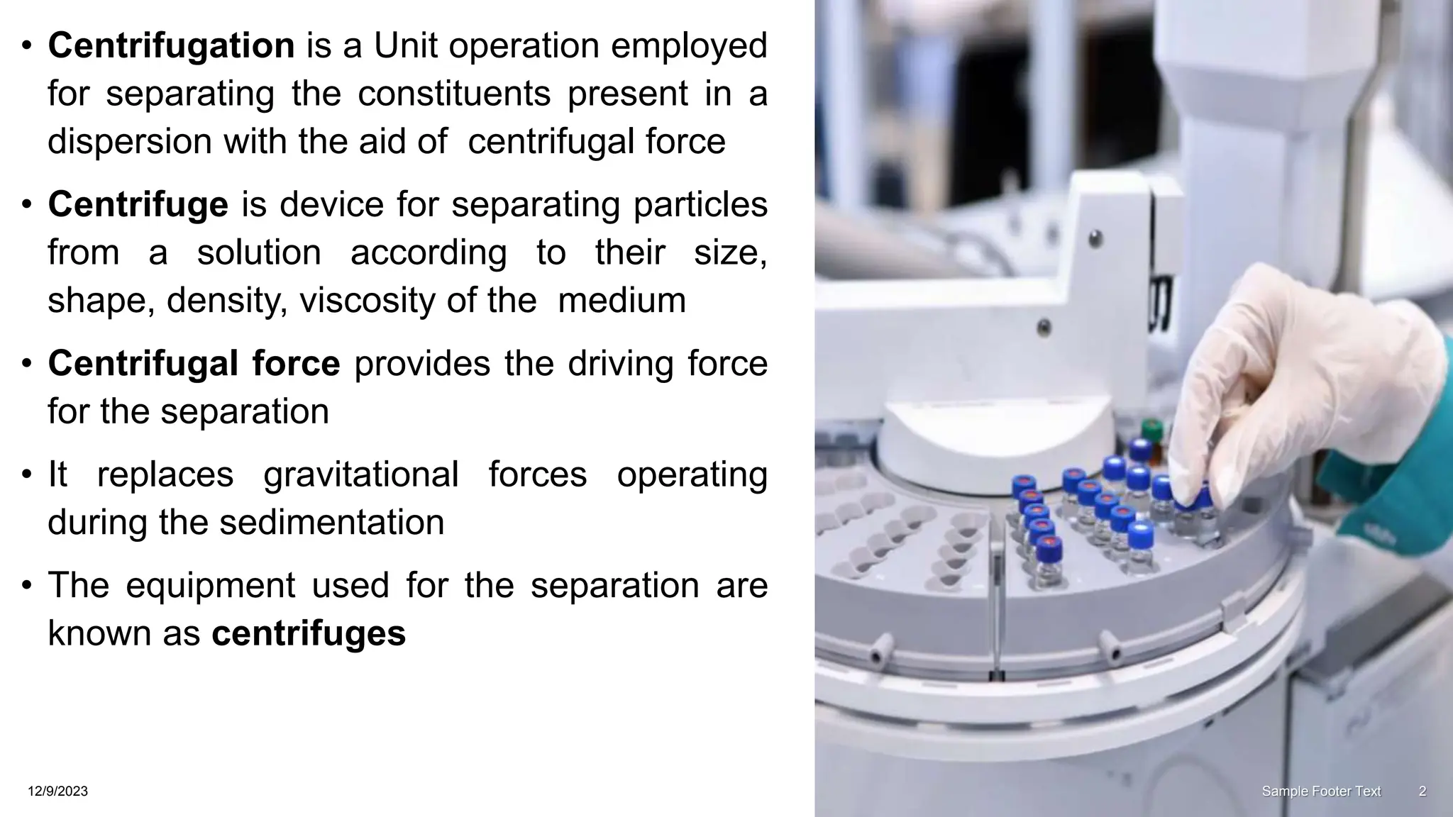 Centrifugation.pptx | Chemistry | Science