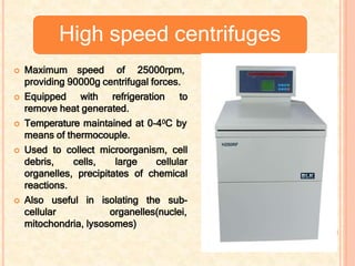 Centrifugation mlt topic medical laboratory instrumentation | PDF