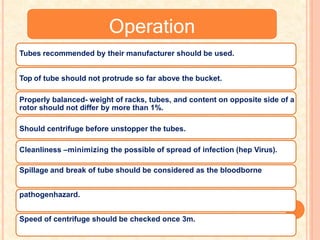 Centrifugation mlt topic medical laboratory instrumentation | PDF