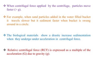 Centrifugation principle and its type.pdf