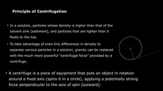 Centrifugation and its applications.pptx