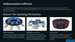 Centrifugation A Sedimentation Technique | PPT