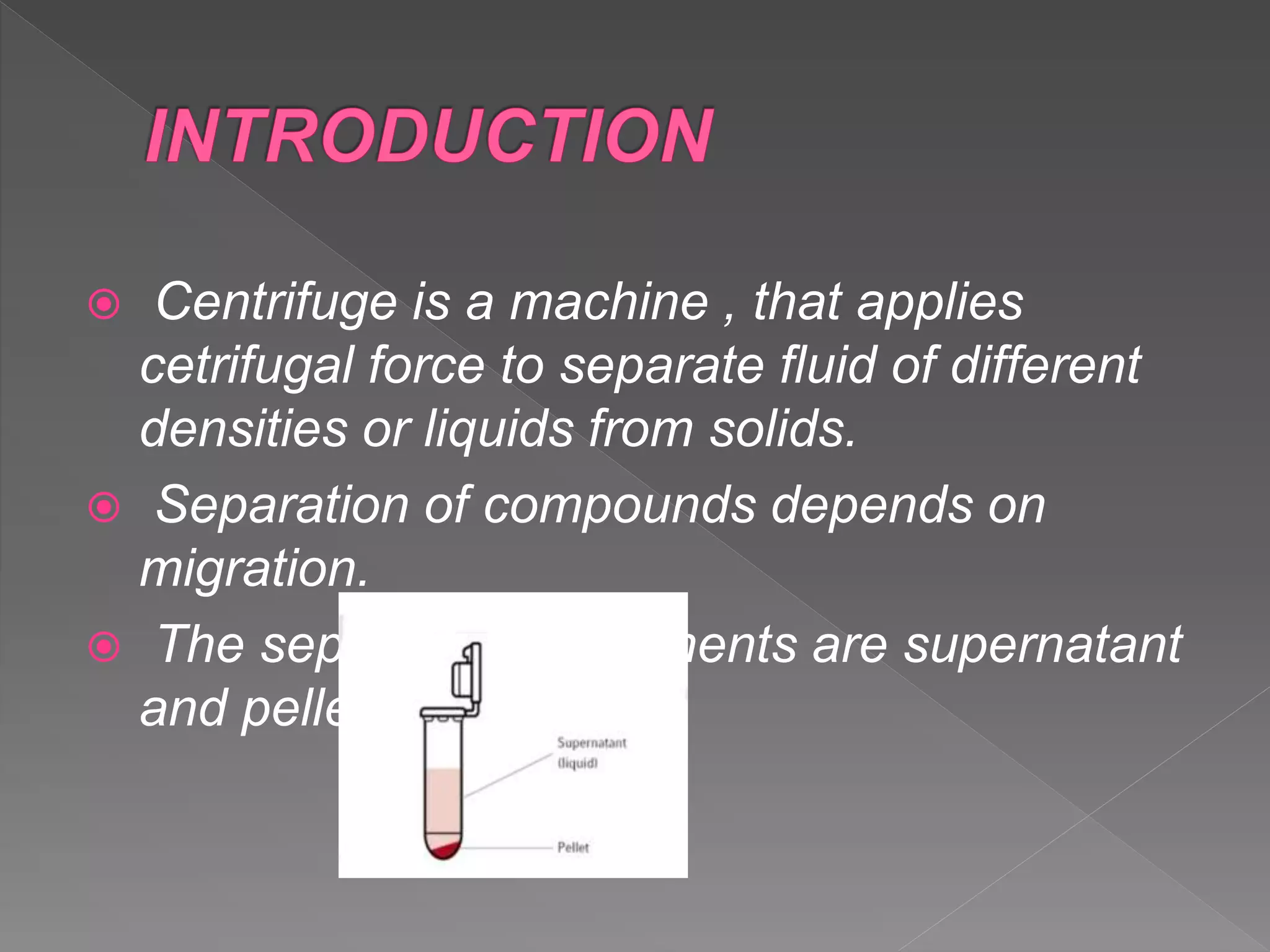 Centrifugation amirtham | PPTX