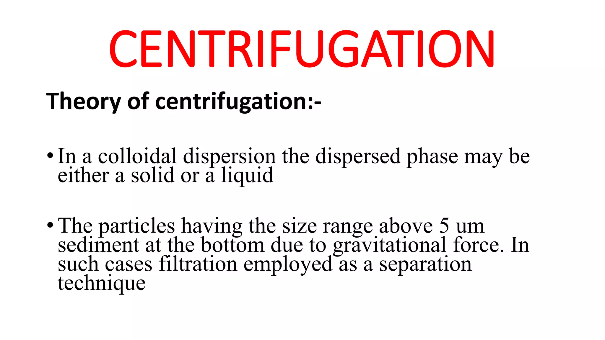 Centrifugation | PDF