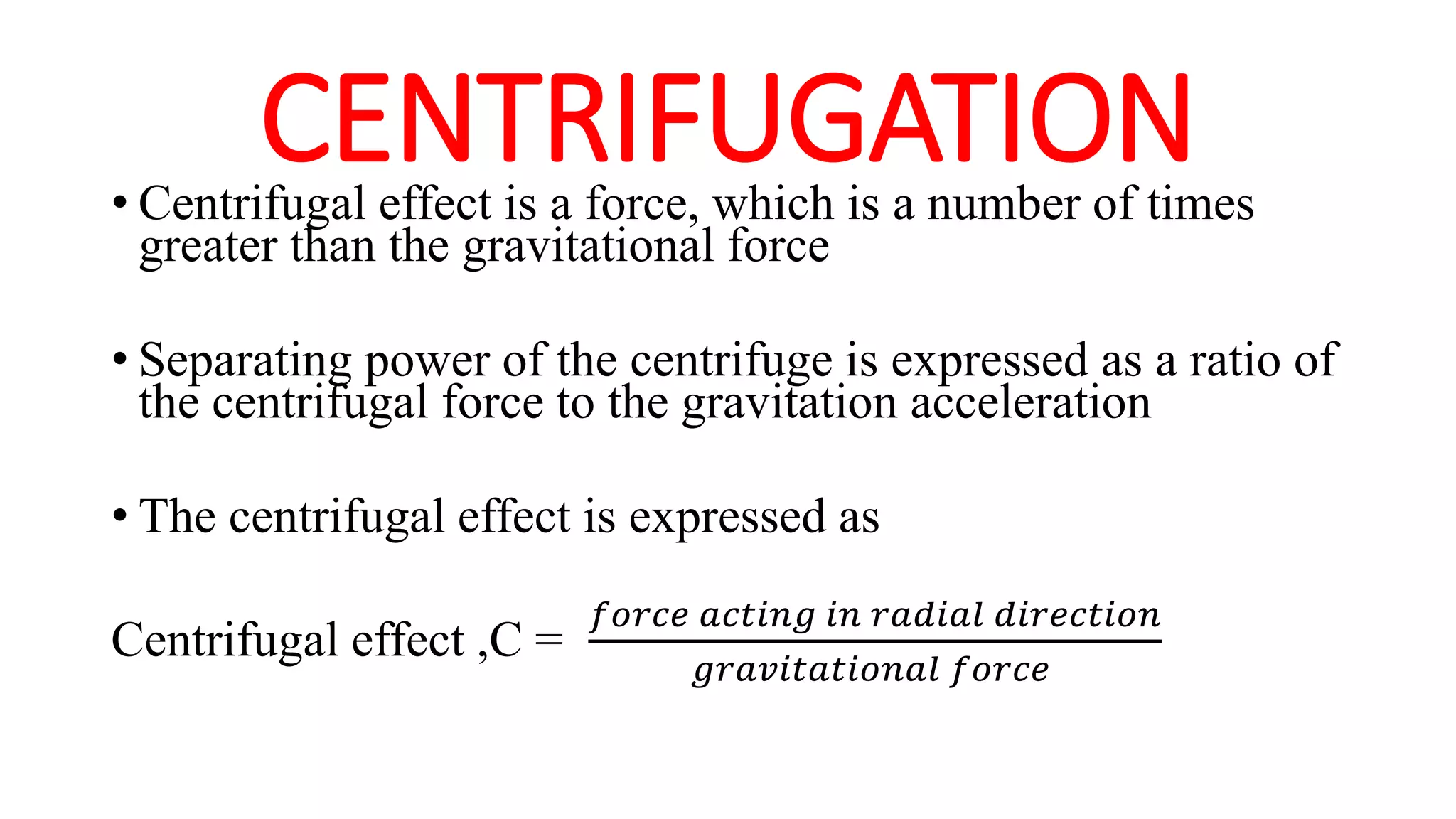 Centrifugation | PDF