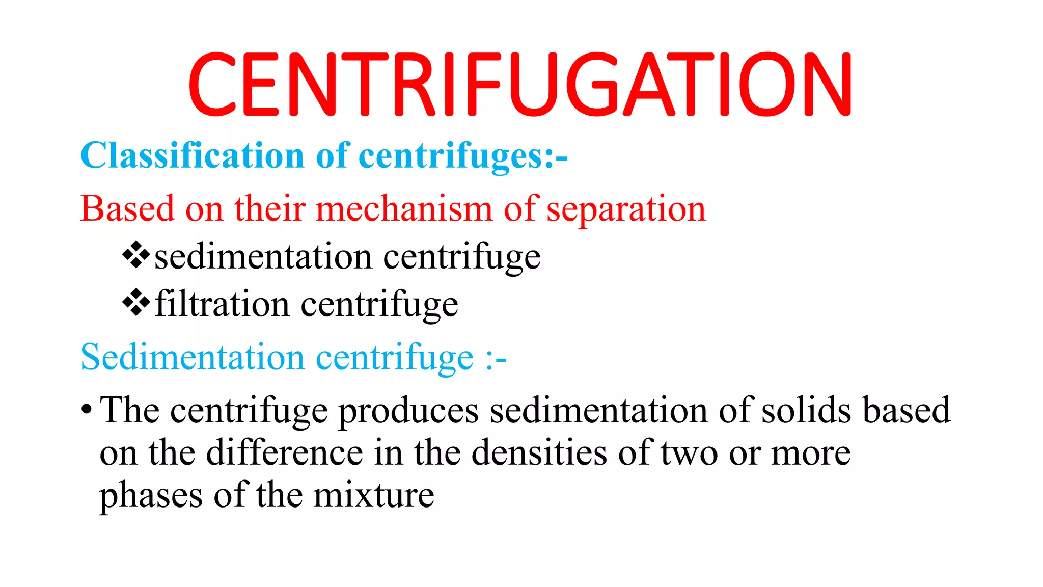 Centrifugation | PDF