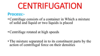 Centrifugation | PDF