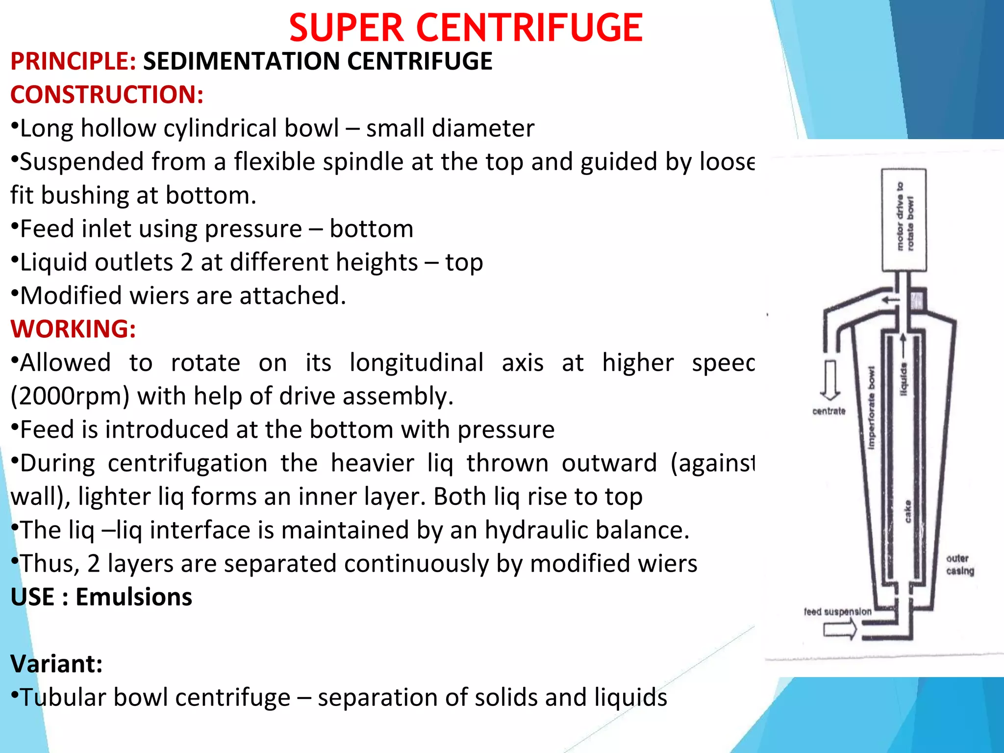Centrifugation | PPT | Chemistry | Science