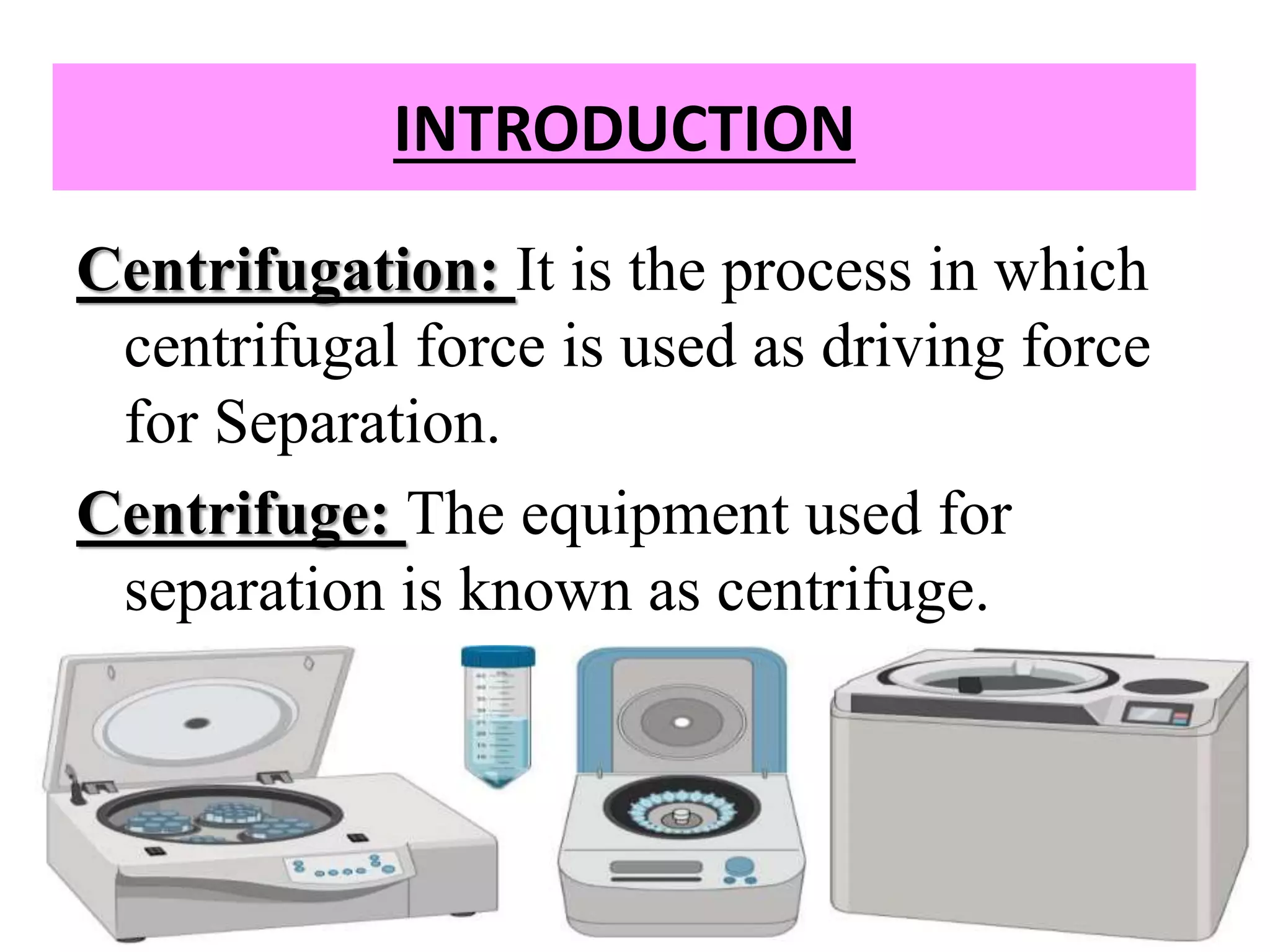Unit 4 Centrifugation | PPTX | Chemistry | Science