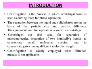 Unit 4 Centrifugation | PPTX