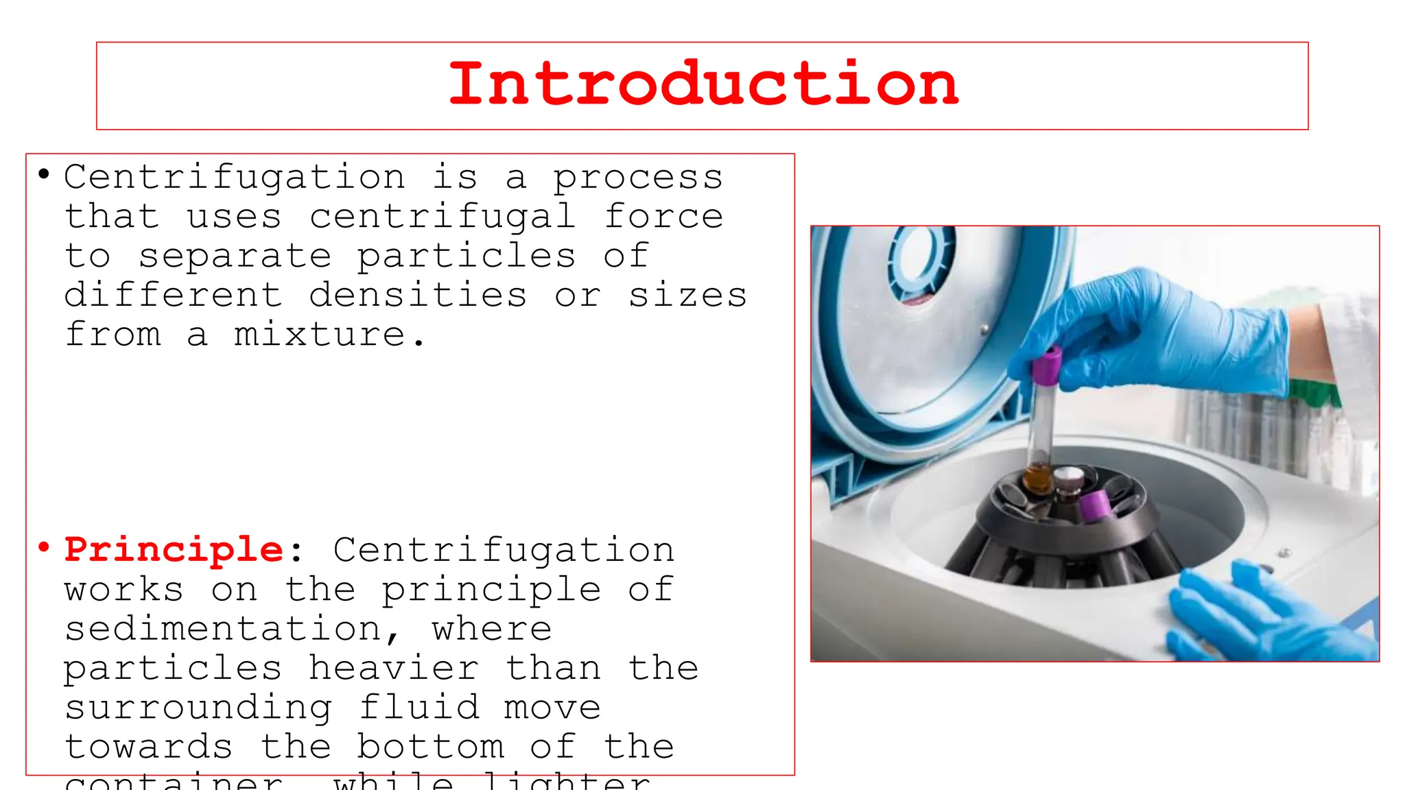 Centrifugation and its Types Biological Techniques | PPTX | Biological Sciences | Science