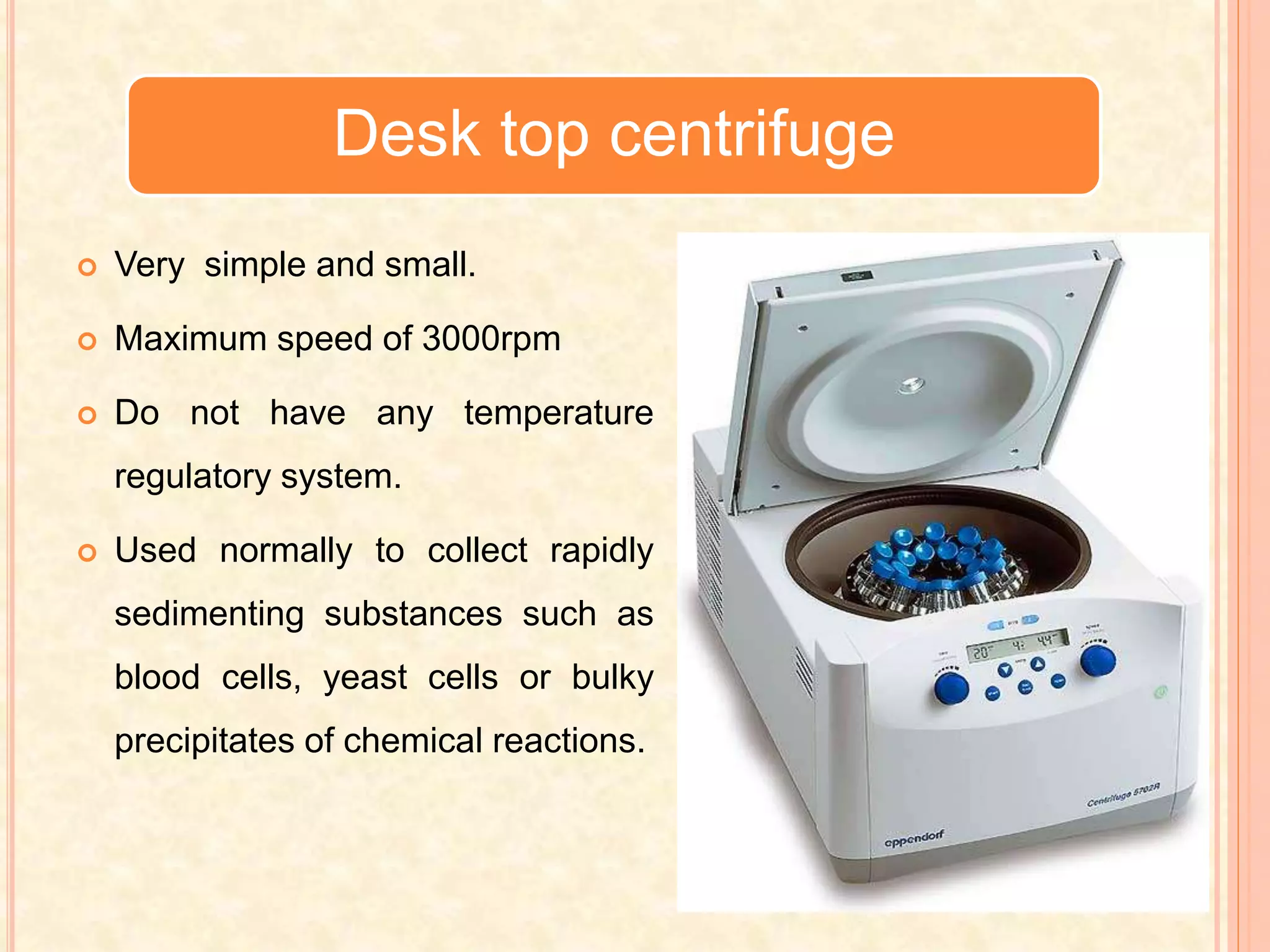 Centrifugation principle and types by Dr. Anurag Yadav | PPTX