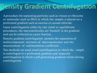 Centrifugation | PPT